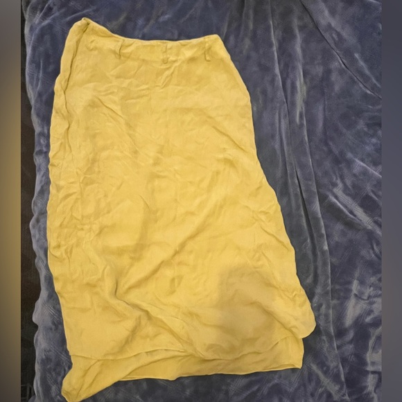 Rena Rowan | Skirts | Rena Rowan Green Silk Skirt Vintage Size 6 | Poshmark